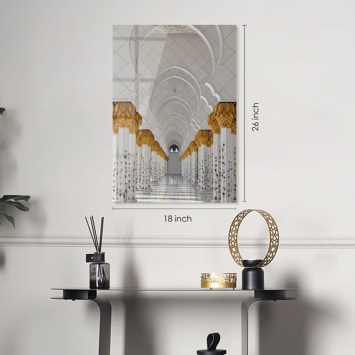 Sheikh Zayed Grand Mosque Glass Islamic Wall Art - WTC005 – Wall Art ...